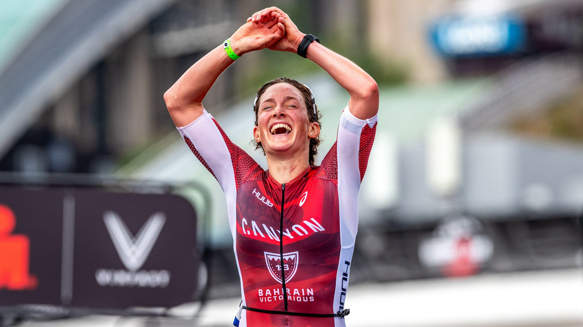 Army's triathlon star Kat Matthews retains her Ironman Texas title